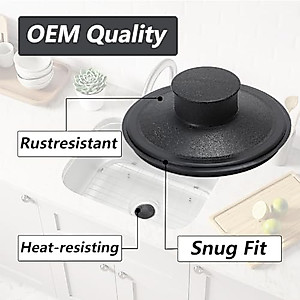 Sink Stopper Exact Replacement for InSinkErator STP-PL/STPPL for Kitchen Drain Stopper and Garbage Disposal Plug, Compatible with Standard 3-1/2" Drains from Kohler, Waste King, Whirlpool, and More