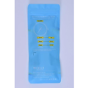 WOCCI 18mm Vintage Leather Watch Band for Men and Women, Silver Buckle (Dark Brown)