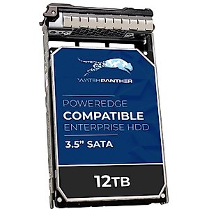 12TB 7200 RPM SATA 6Gb/s 3.5" HDD for Dell PowerEdge Servers | Enterprise Hard Drive in 13G Tray