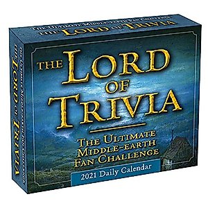 2021 The Lord of Trivia The Ultimate Middle Earth Fan Challenge Boxed Daily Calendar
