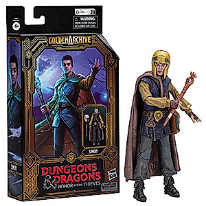 Dungeons & Dragons Honor Among Thieves Golden Archive Simon Collectible Figure 6-Inch Scale D&D Action Figures