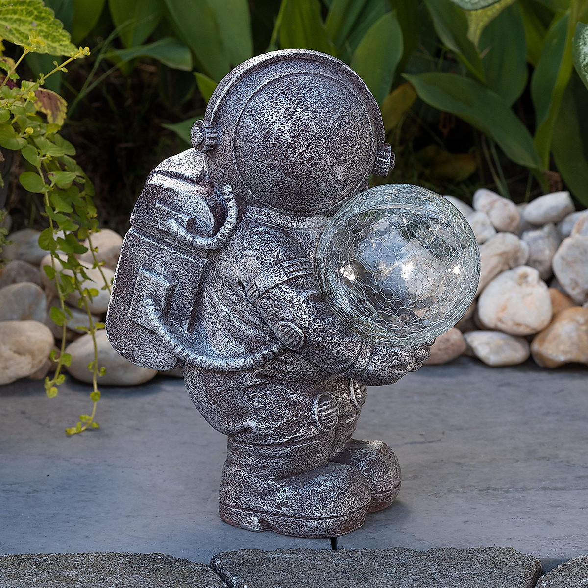 VP Home Spaceman Solar Powered LED Outdoor Decor Garden Light