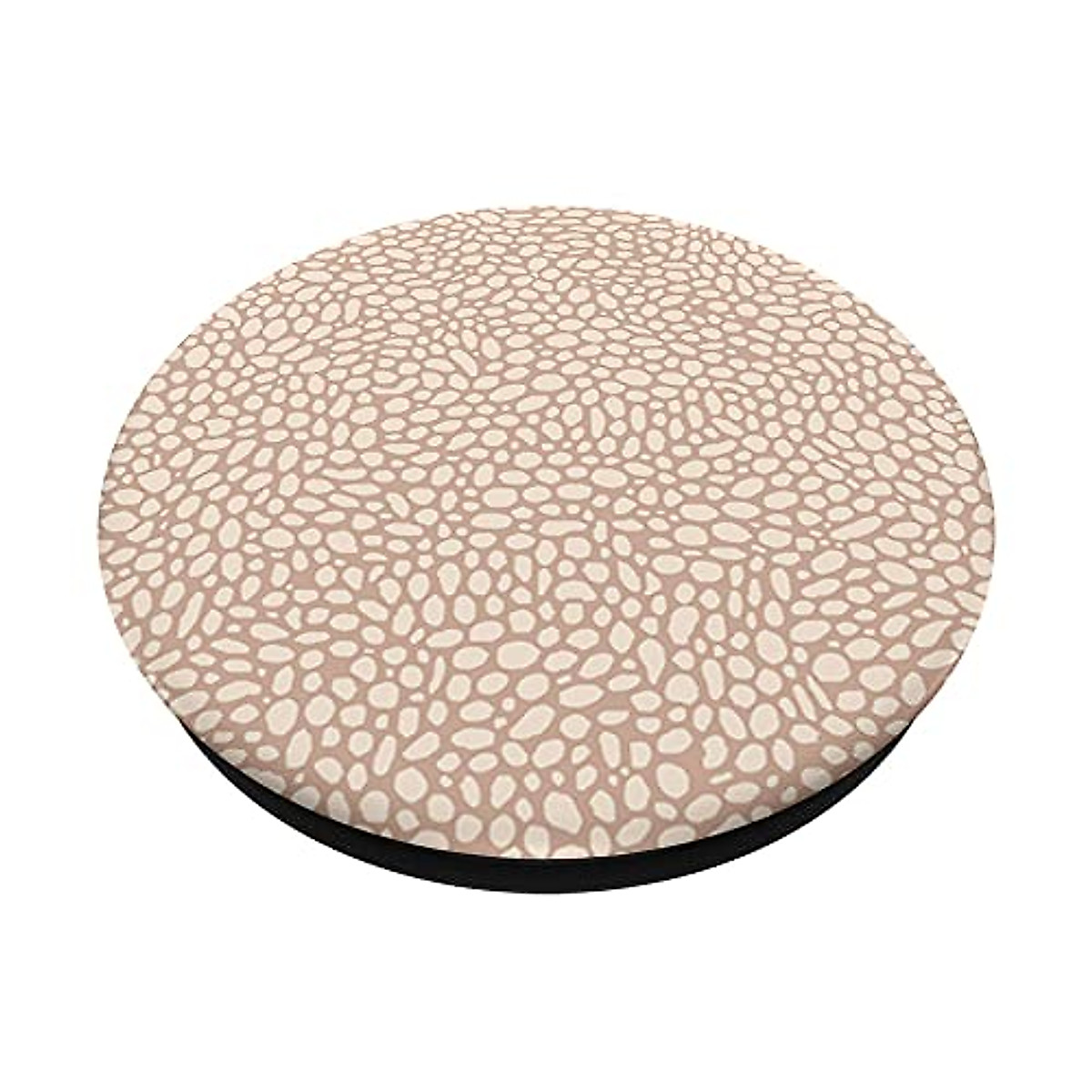 Pastel Beige Light Colour Polka Dot Pattern Simple Art PopSockets Swappable PopGrip