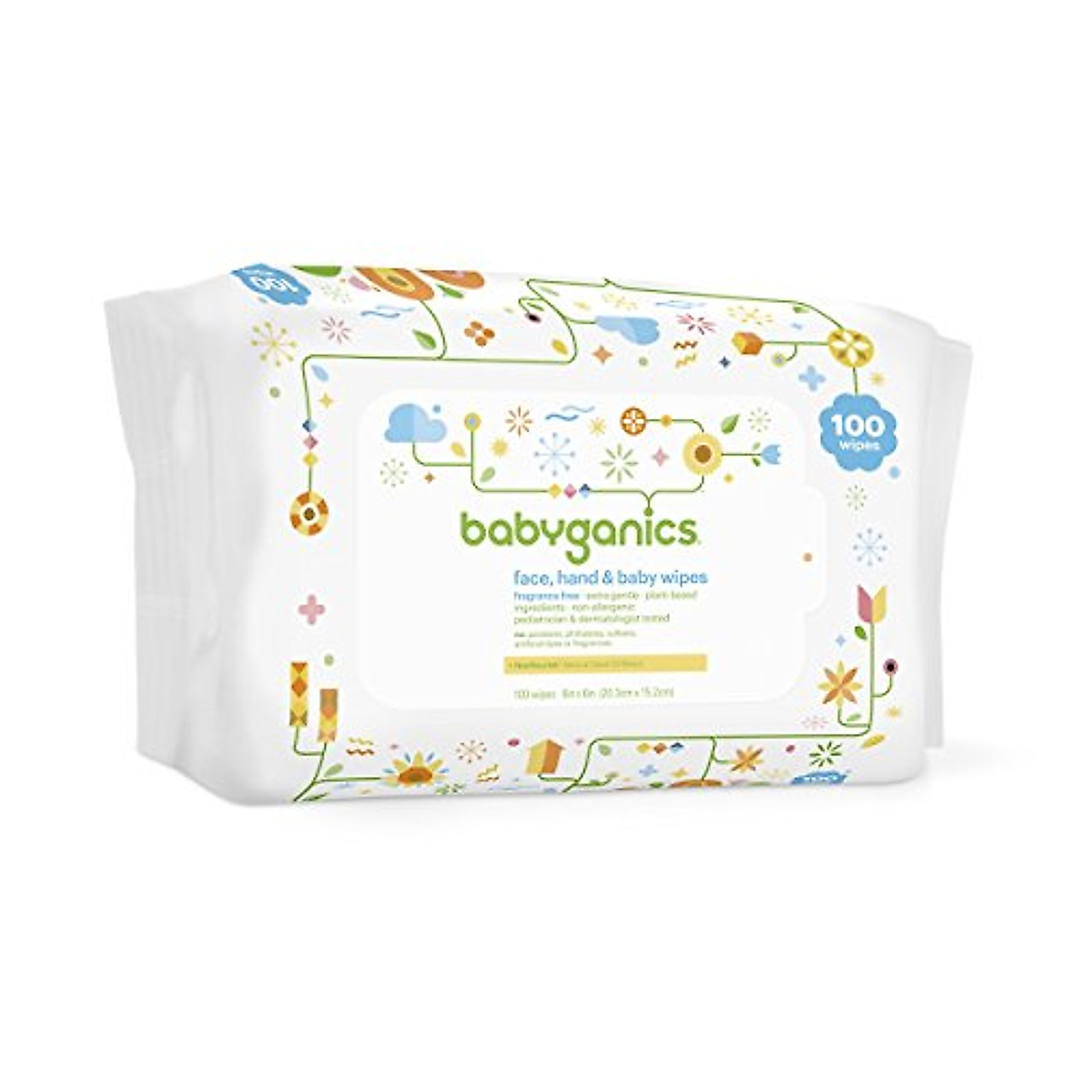 Babyganics Face, Hand & Baby Wipes, Fragrance Free, 1800 ct, Packaging May Vary