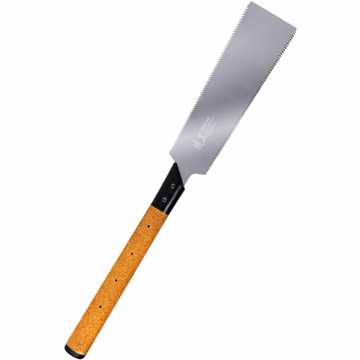 KAKURI Japanese Pull Saw for Woodworking 9-1/2" Made in JAPAN, Non-Slip Cork Handle, Japanese Hand Saw Ryoba Double Edge Blade for Rip and Crosscut