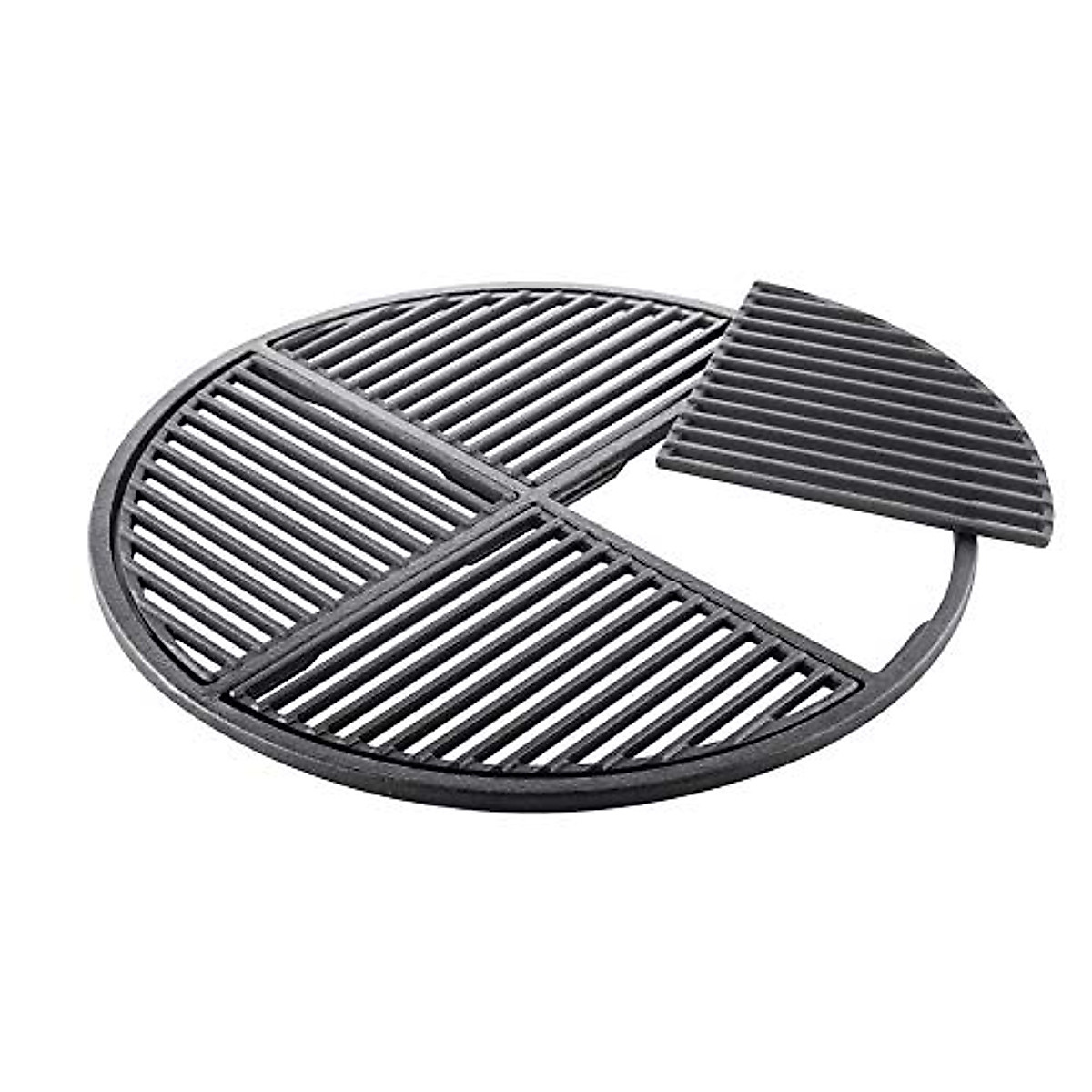 Cast Iron Grate, Pre Seasoned, Non Stick Cooking Surface, Modular Fits 22.5" Grills
