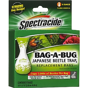 SPECTRACIDE BAG-A-BUG JAPANESE BEETLE TRAP BAGS 1 PACK