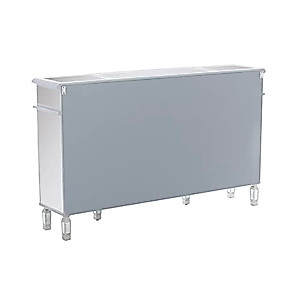 Powell Company Mirrored 4-Door 3-Drawer Console