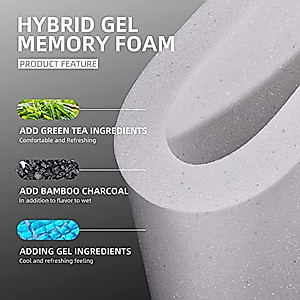 XIZZI Queen Mattress 12 Inch Hybrid Memory Foam Mattress with Pocket Spring for a Peaceful Sleep,Mattress in a Box,Queen 12 Inch Black