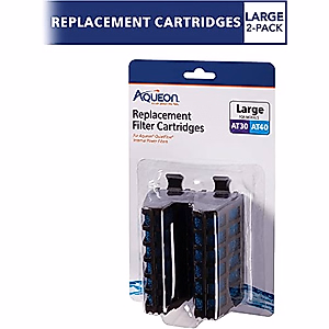 Aqueon 6 Count Replacement Internal Filter Cartridges, Large, for QuietFlow Internal Filter AT30 and AT40
