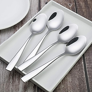 Asking 12-Piece Stainless Steel Kitchen Dinner Spoon