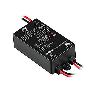 SolarSynthesis Solar Charge Controller Waterproof, 5A Solar Panel Controller 6V/12V Auto 24Hours Load on IP67 Waterproof Solar Controller for Lead-Acid Battery Charge and Discharge Control