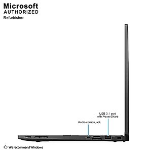 Dell Latitude 5289 12.5 Inch Business Laptop, Intel Core i5-7300U up to 3.5GHz, 8G DDR3, 256G SSD, WiFi, HDMI, Windows 10 Pro 64 Bit Multi-Language Support English/French/Spanish (Renewed)