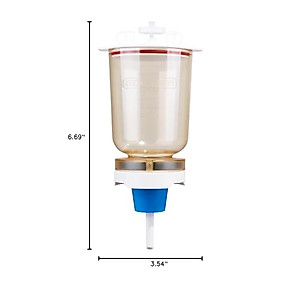 Rocker Scientific MF5 Laboratory Magnetic Filter Funnel with Lid Kit, PES, 500mL, 47mm