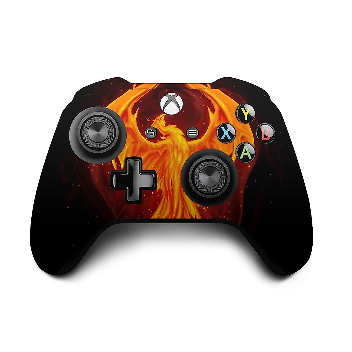 Head Case Designs Officially Licensed Christos Karapanos Dragon Phoenix Art Mix Matte Vinyl Sticker Gaming Skin Case Cover Compatible With Xbox One X Console and Controller Bundle