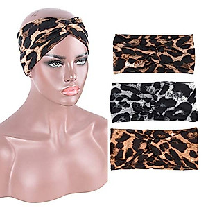 MarchQueen Fashion Headbands for Women Elastic Twisted Criss Cross Hair Bands for Girls Turban Headwraps Hair Accessories 6Pcs