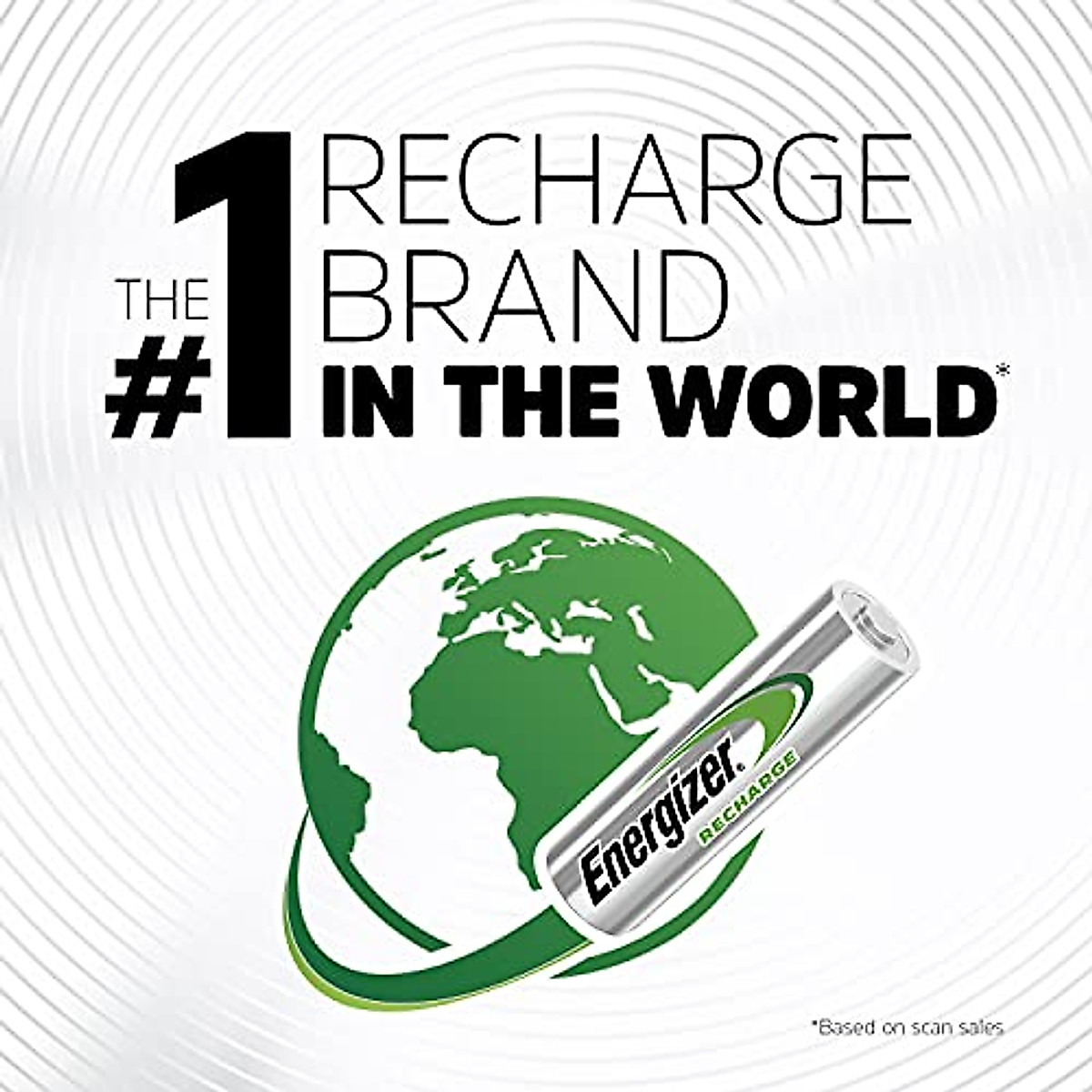 Energizer Power Plus Rechargeable AA Batteries (8 Pack), Double A Batteries