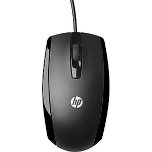HP X500 - Wired USB Mouse for Windows PC Desktop, Laptop, Notebook, Mac, computerand Chromebook, for Righty or Lefty Use (E5E76AA#ABA),Black