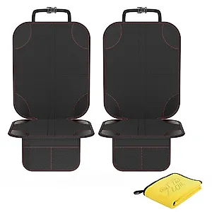 Car Seat Protector,Baby Kids Protection Cushion,Car Seat Protector Under Car Seat, Thickest Non-Slip Car Seat Protector for Baby/Child Car Seat, for Baby and Pet Car Seat Protection Cushion (2-Pack)