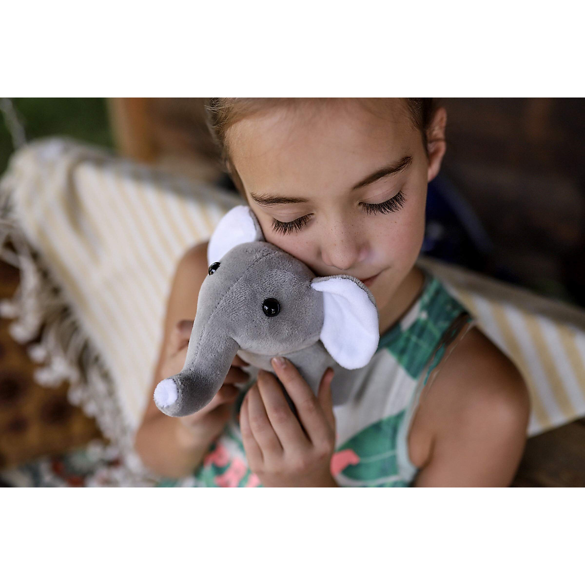 Baby Hippo Plush Toy | Super Soft Hippo Stuffed Animals | Cute Plushies for Kids' Bedroom or Playroom | 7-in Safari Stuffed Animals for Girls & Boys | Hippo Stuffed Animal Toys by Exceptional Home