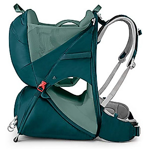 Osprey Poco LT Lightweight Child Carrier and Backpack for Travel, Deep Teal