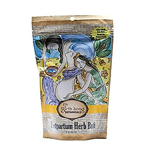 Birth Song Botanicals Postpartum Herbal Sitz Bath for, Soothing Recovery, 8 oz Bag
