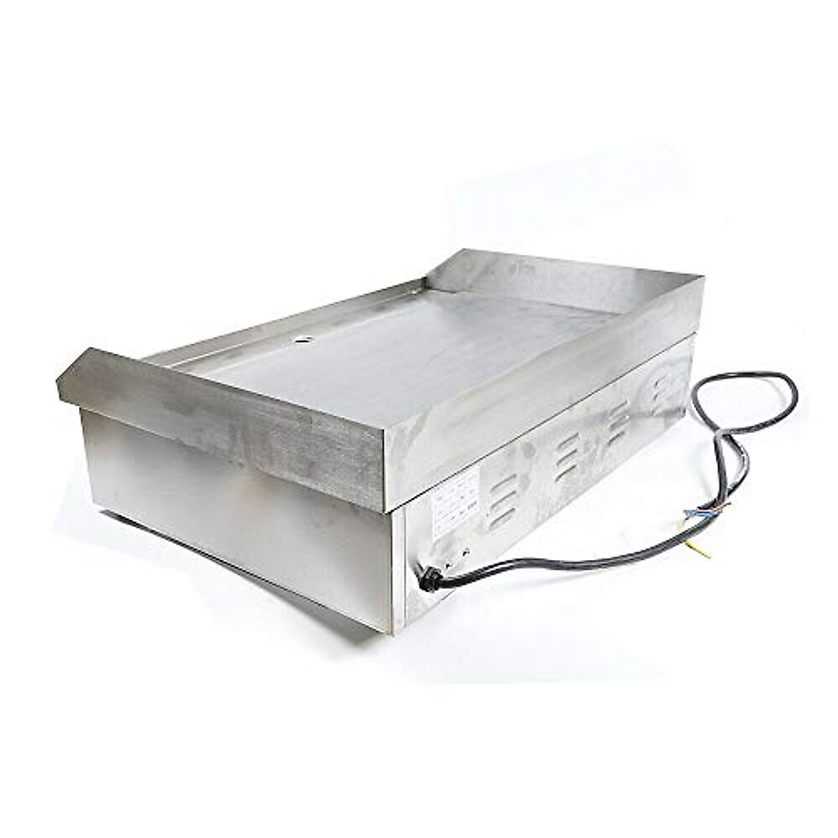 Commercial Electric Griddle, 4400W Countertop Flat Top Grill Dual Control Heavy Duty Stainless Steel Teppanyaki Griddle with Adjustable Temp Control 122°F-572°F 28.6"x15.7"