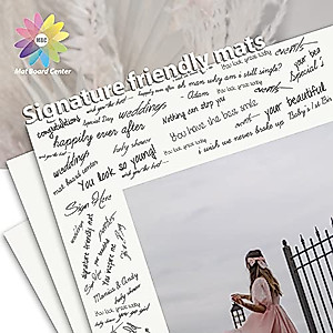 Mat Board Center, 11x14 Off White Color Uncut Photo Mat Boards - 1/16" Thickness - for Frames, Prints, Photos and More (10 Pack)