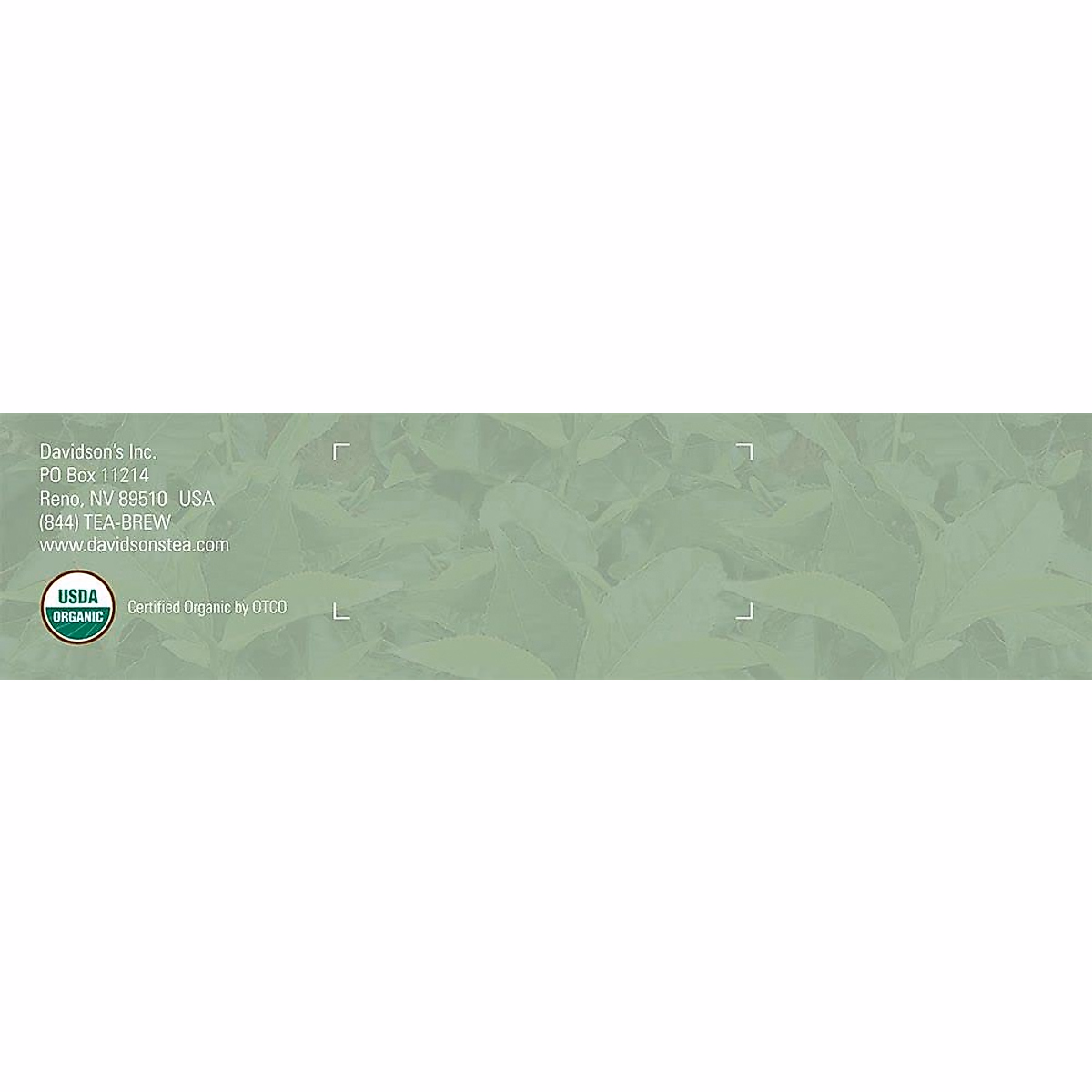 Davidson's Organics, Decaffeinated English Breakfast, 100-count Unwrapped Tea Bags