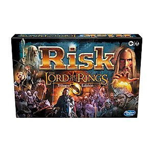 Hasbro Gaming Risk: The Lord of The Rings Trilogy Edition, Strategy Board Game for Ages 10 and Up for 2-4 Players, Multicolor, One Size