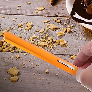 Ciieeo Restaurant Crumb Sweepers for Servers - 2pcs Stainless Steel Crumb Scraper Table Crumb Sweepers Bread Crumber Cleaner for Tablecloths in Restaurants and Home