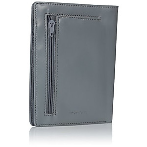 Big Skinny Leather Traveler Slim Wallet, Holds Up to 20 Cards and 4 Passports, Graphite