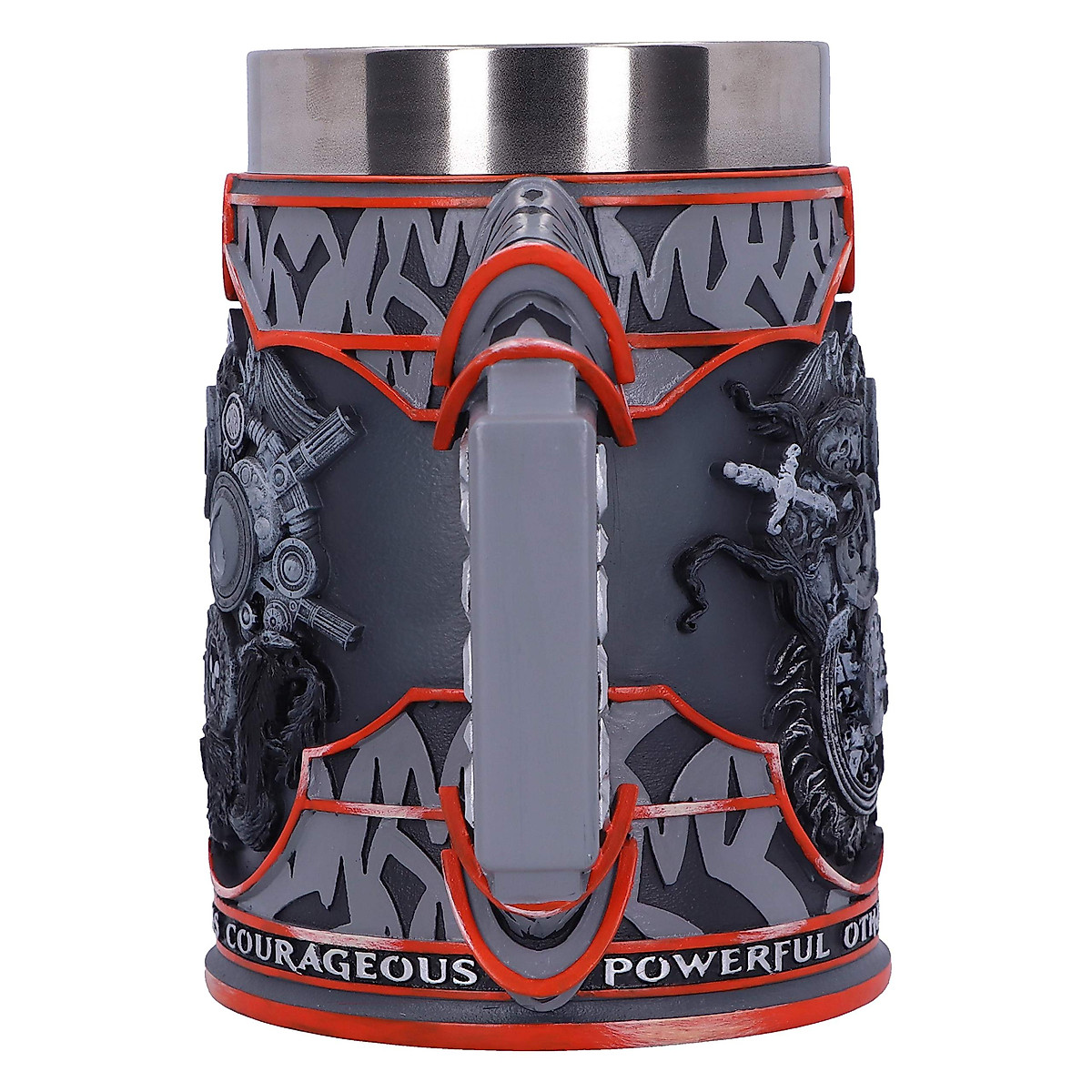 Nemesis Now Magic The Gathering Five Colour Wheel Tankard, Resin, Grey, 1 Count (Pack of 1)