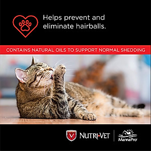 Nutri-Vet Feline Natural Oil Hairball Paw-Gel Chicken Flavor 3oz - Pack of 2