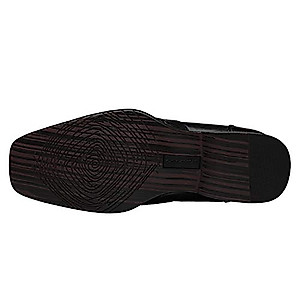 Bruno Marc Men's Giorgio-3 Black Leather Lined Dress Loafers Shoes - 8 M US