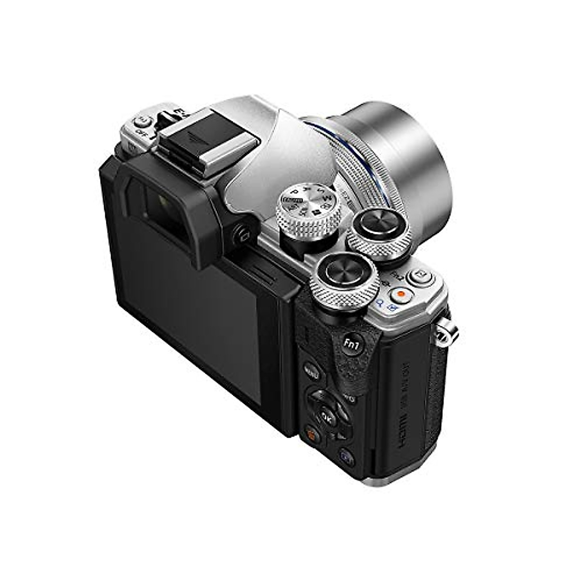 Olympus OM-D E-M10 Mark II Mirrorless Camera with 14-42mm EZ Lens (Silver) US ONLY