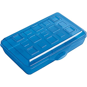 Sterilite Pencil Box with Splash Tint Lid (17224812),Multicolor