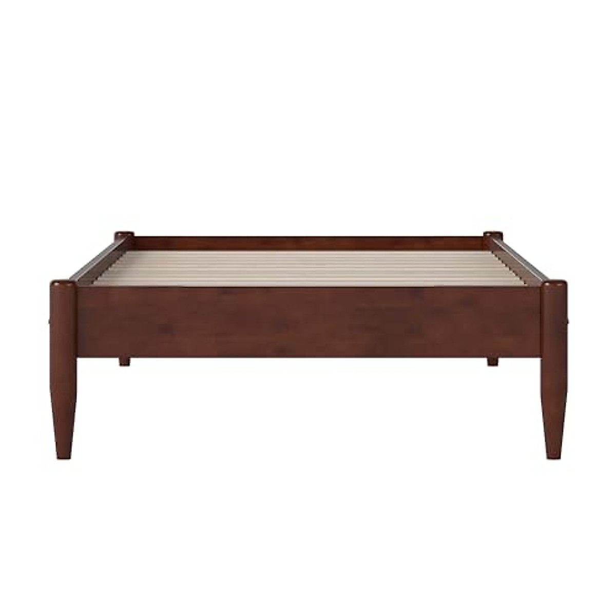 AFI, Pasadena 14" Twin XL Wood Basic Platform Bed Frame, Walnut