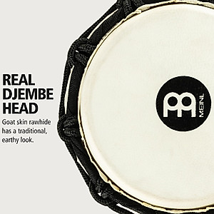 Meinl Percussion African Style Mini Djembe Drum for Room Decoration — NOT Made in China — Hand Painted Mahogany Wood, 2-Year Warranty (HDJ5-XXS)