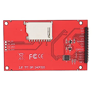 ASHATA 2.8in TFT LCD Display Module, LCD Module 320x240 Resolution, with Stylus 240x320 TFT Module 9 IO Touch Screen Monitor Module for Development Board