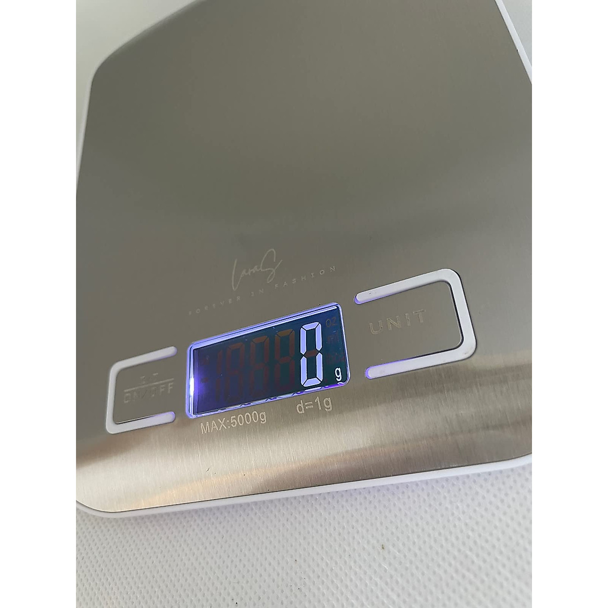 LaraS LCD Electronic Kitchen Food Digital Scale Weight Loss Keto Meal Prep Cooking