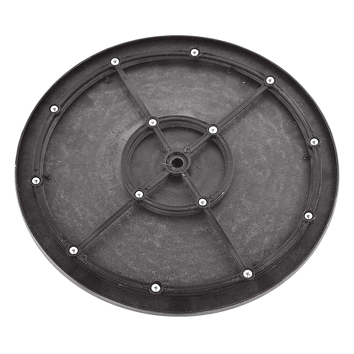 JEDFORE Multi-use Heavy Duty 360° Rotating Swivel Stand Turntable with Steel Ball Bearings for Big Screen TV Computer Monitor Lazy Susan (12 Inches, 2 Pack)