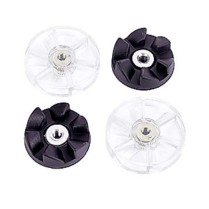 14 Pieces Blender Replacement Parts, including Top Rubber Gears, Motor Gears, Silicone Rubber Gaskets and Bushing Shock Pads, Compatible with NutriBullet Blender 600w and 900w NB-101B, NB-101S, NB-201