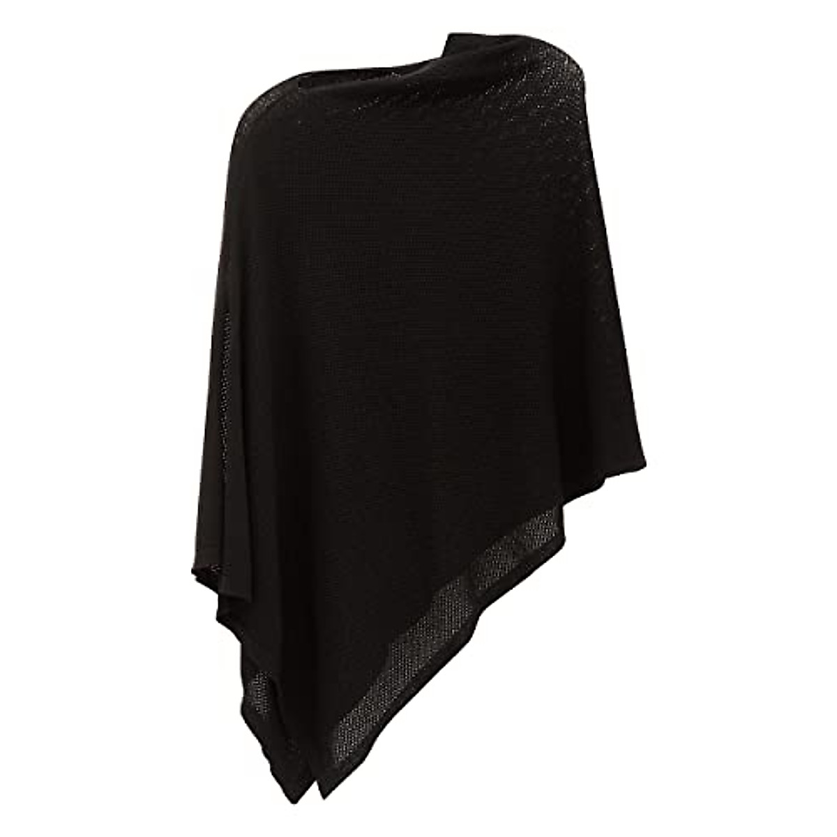 Breathable Nursing Cover for Breastfeeding | Ponchy by Gold Mamas | 5 in 1 Nursing Poncho | Baby Registry Essentials | Black