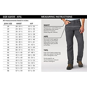 ATG by Wrangler Men's Convertible Trail Jogger, Caviar, 38W x 32L