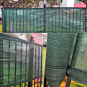 Sogaml Balcony Privacy Shield Sun Protection, Windproof Sun Shade UV Protection Privacy Screen Balcony Fence Mesh Net for Wall Garden Yard Porchs Deck Patio(3.5ftx16.4ft, Black)