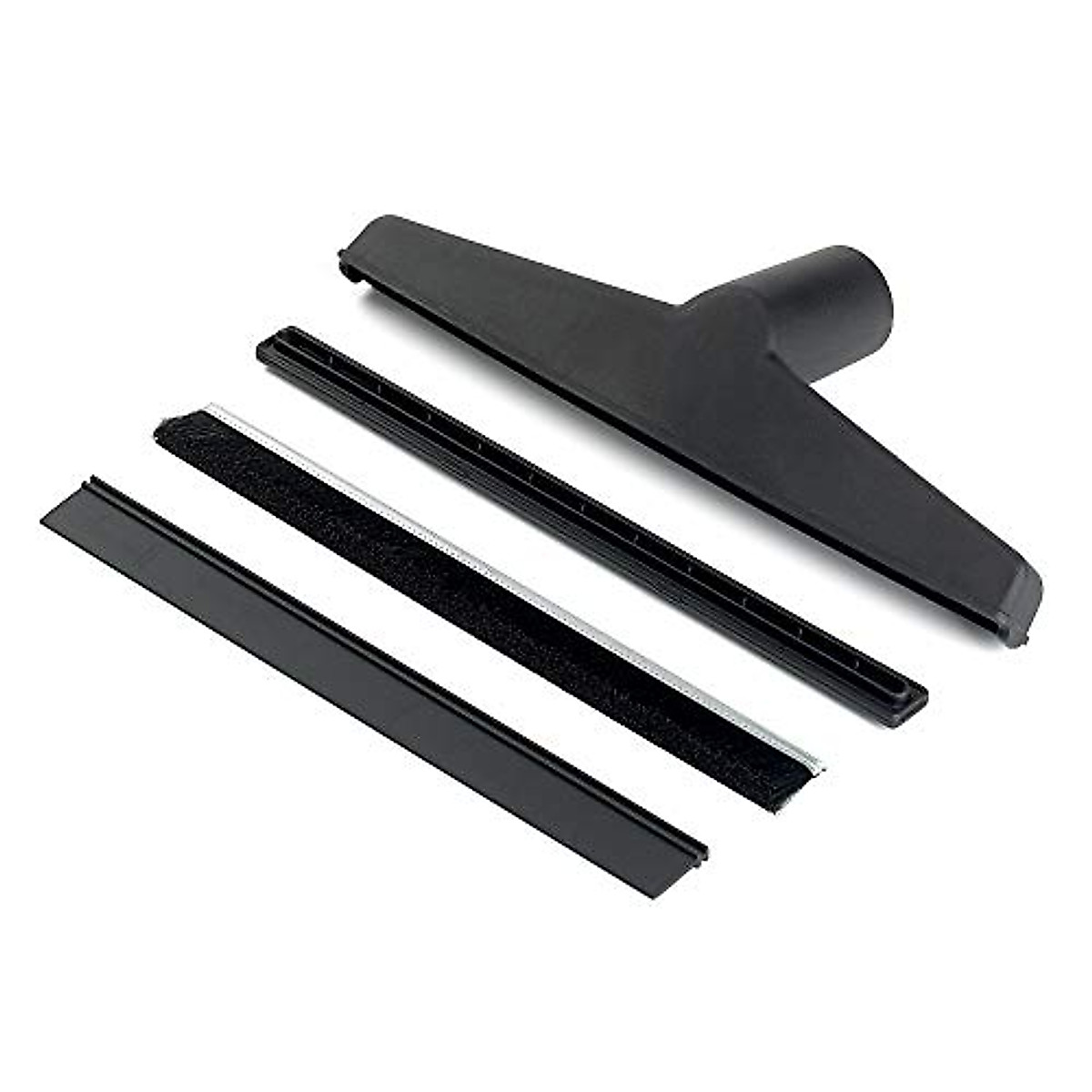 CRAFTSMAN CMXZVBE38654 1-1/4 in. Wet Nozzle/Floor Brush Combo Wet/Dry Vac Attachment for Shop Vacuums,Black