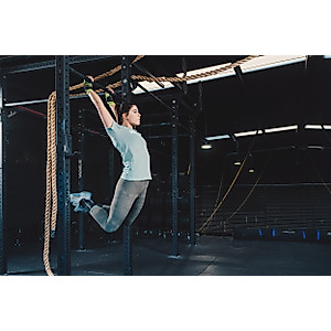 Velites Professional Athlete Hand Grips for Crosstraining or High-Intensity Training | QUAD CARBON Hand Grips for Men and Women Athletes (Large)