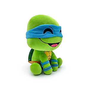 You Tooz Leonardo Plush Toy, 9 Inch Teenage Mutant Ninja Turtles Plushie, Blue Uniform, Soft Stuffed Toy for Ages 15 and Up