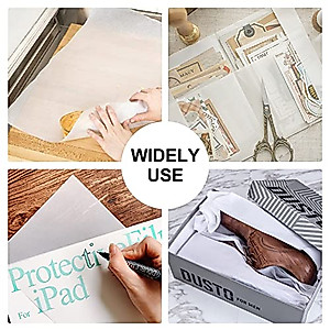 125 Pack 20" x 30" Acid Free Acid-Free Wrapping Tissue Paper, White Unbuffered No Lignin Archival Tissue Paper, No Acid Paper for Long-Term Packaging Storing Clothes Textiles Linens Present Wrap